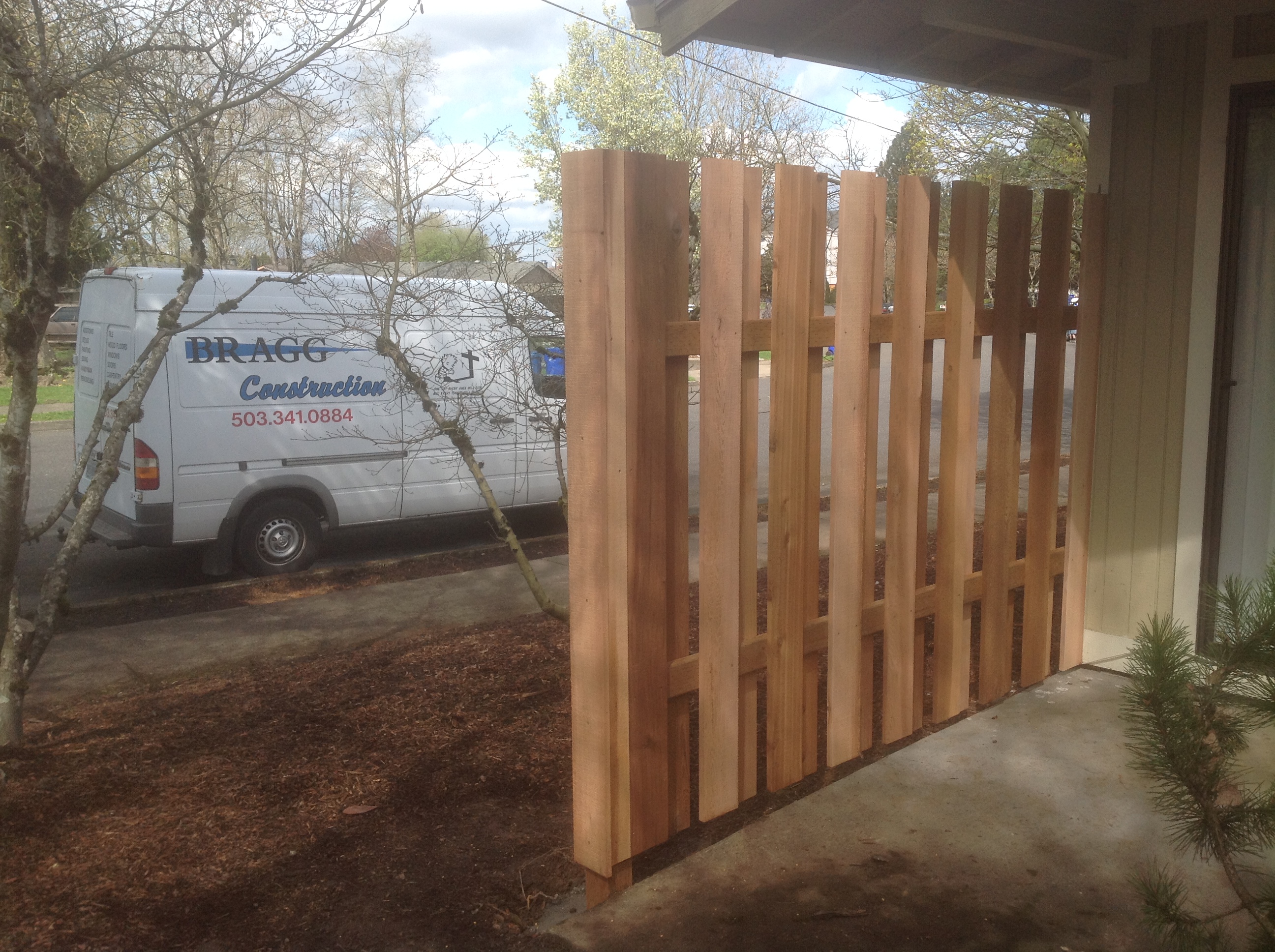 client-side-of-completed-cedar-good-neighbor-fence - Bragg ...